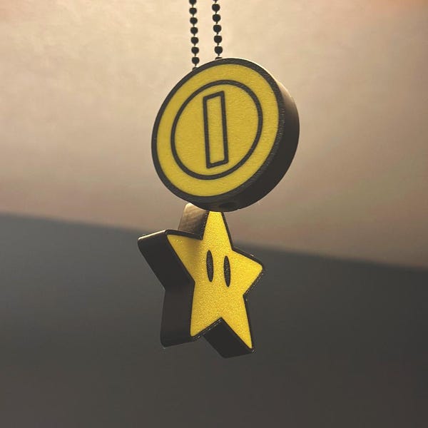 Mario Ceiling Fan Pull | Mario Bedroom | Super Home Decor | Super Star ...