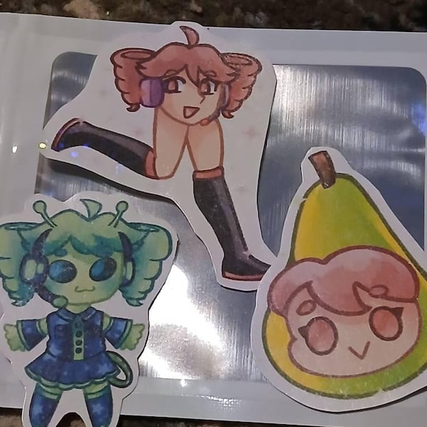 Silly Teto Holographic Stickers | Synthv/utau (2 In.) - Etsy
