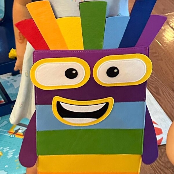 Numberblocks Costume, Halloween Costume, Birthday Costume, Characters 1 ...