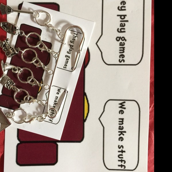 Peter Pan Stitch Markers and Bonus Hook Progress Keeper - Etsy Australia