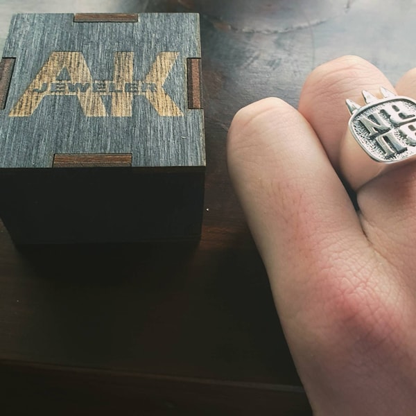 Cyberpunk 2077 Johnny Silverhand Ring BURN - Etsy