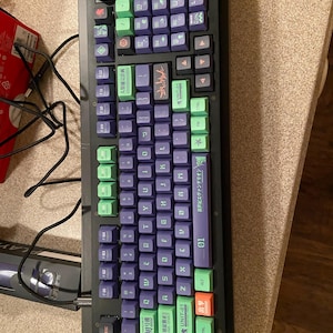 Gradient Yellow Side-printed Keycap Set, OEM Profile, Shine-through ...