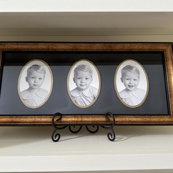 Oval and Round VELVET Picture Matting Hand Wrapped Double Mat Choice of ...