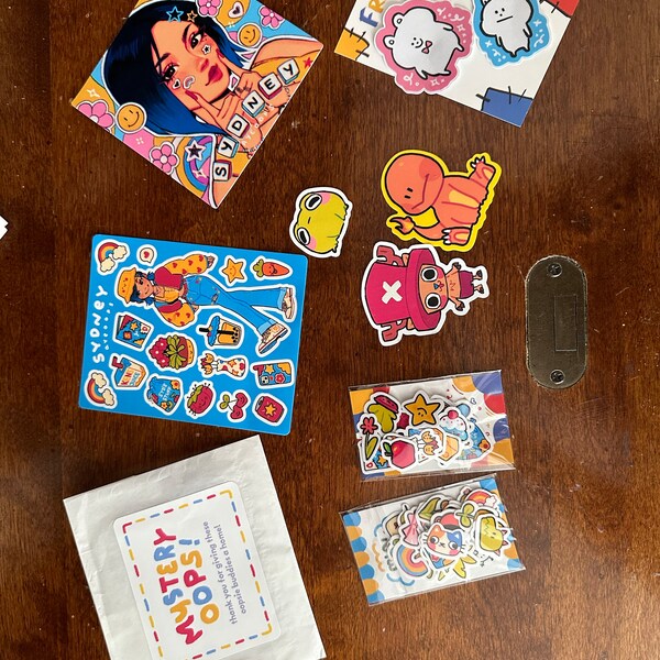 Mystery Oops Bag | B Grade Sticker Pack - Etsy