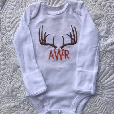 Deer Antler Embroidery Design Antlers Machine Embroidery - Etsy