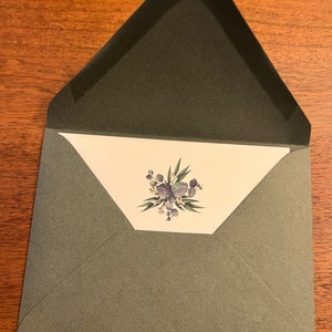 Side Wave Wavy Edge Scallop Edge Cards for Wedding - Etsy