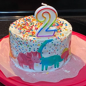 Pink Sky With Twinkling Stars Edible Cake Wrap or Stork Cake | Etsy