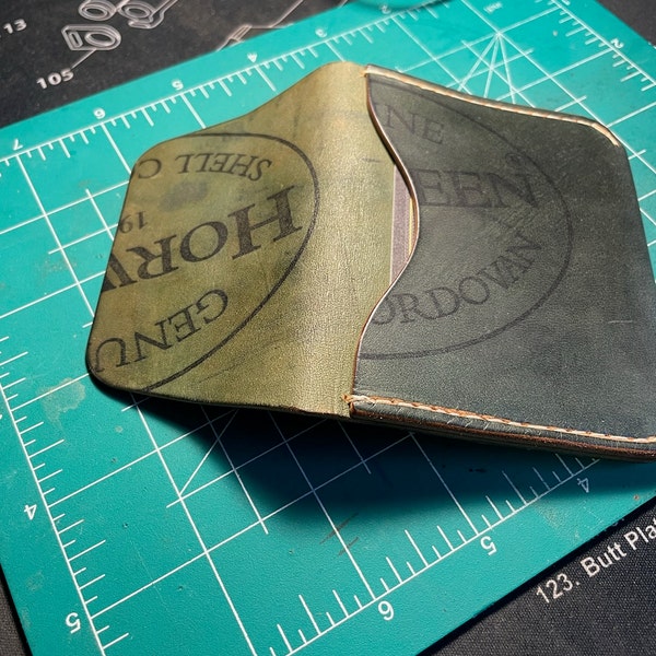 Horween Shell Cordovan Scrap - Etsy