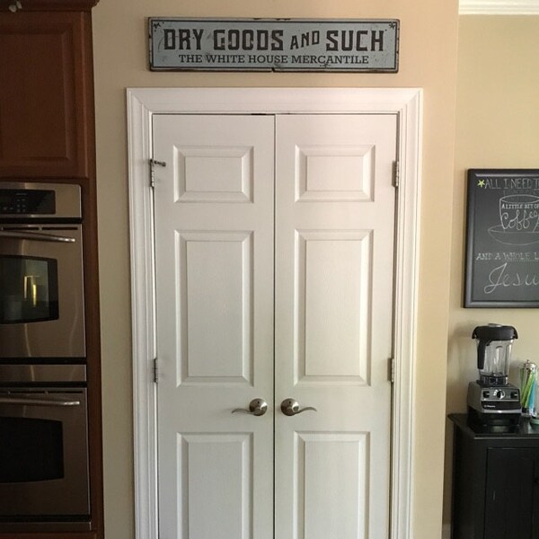 Dry Goods & Such Sign, Dry Goods Sign, Custom Mercantile Decor ...