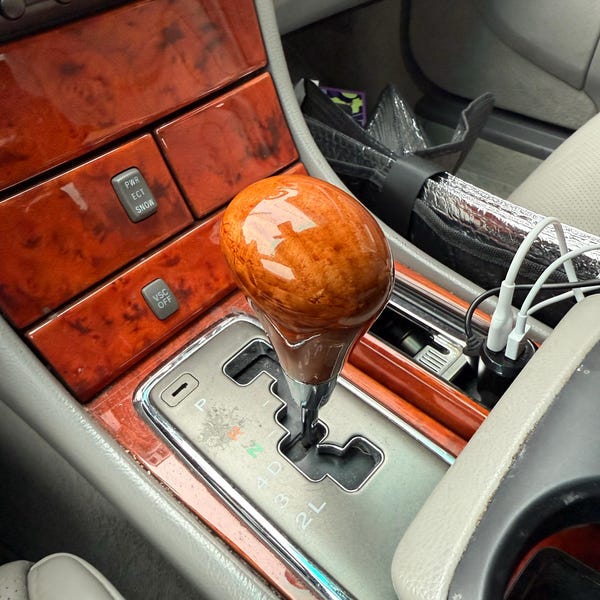 Mini Cooper Dark Walnut Burl Wood Gear Shift Knob for R50 R52 R53 R55 ...