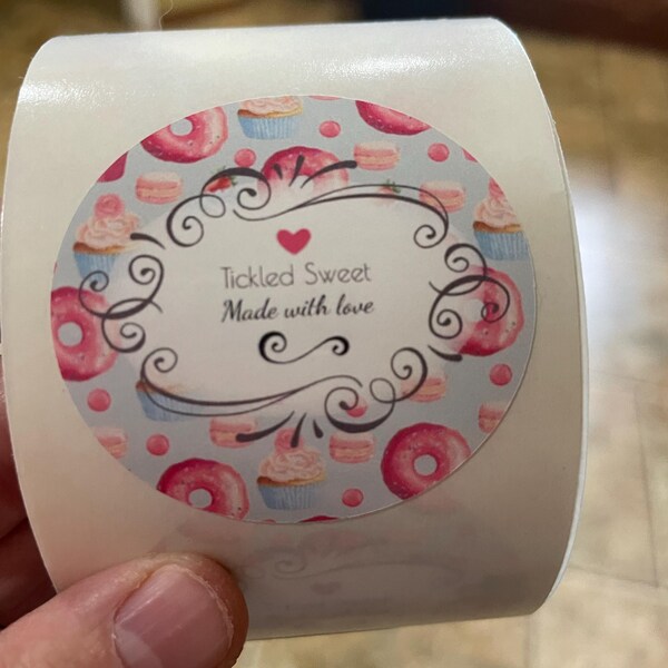 Custom Printed Logo Label Stickers on Roll for Your Product Packaging ...