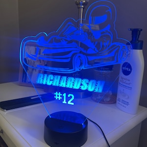 Kansas City Chiefs, LED Football Sports Fan Lamp, Custom Made Night ...