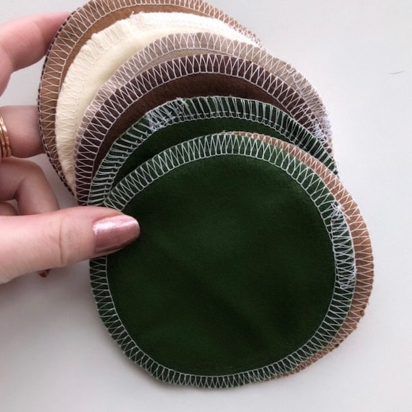 Earth Tone Facial Rounds || Cotton Rounds || Face Cloth || Facial Cloth ...