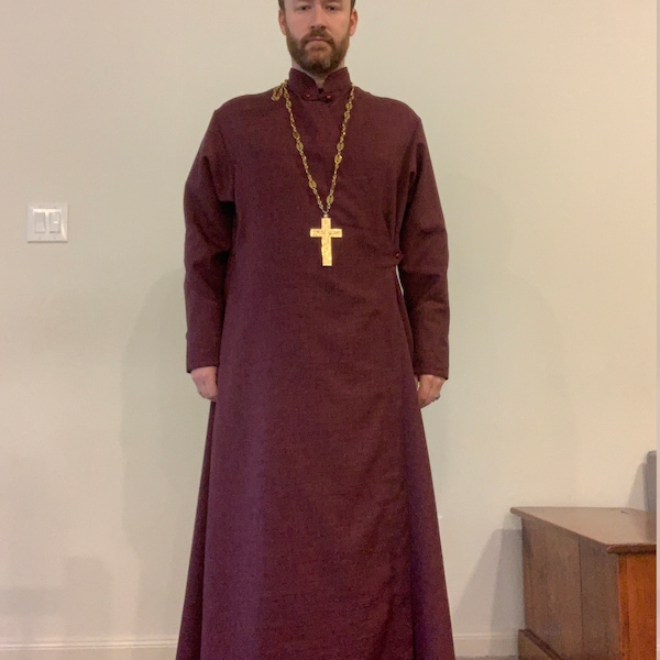 Orthodox Cassock - St. Petersburg Style Cassock - Cassock for a Priest ...