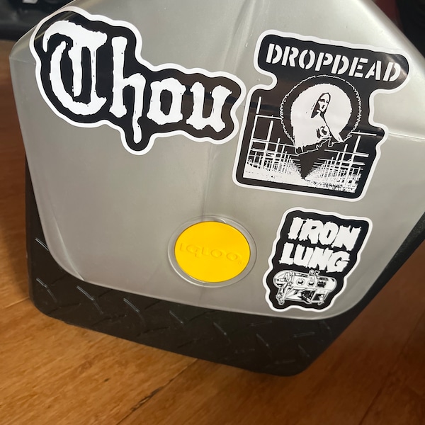 Alternative Punk Rock Band Sticker Pack 10 Stickers Vinyl Decals Grunge ...