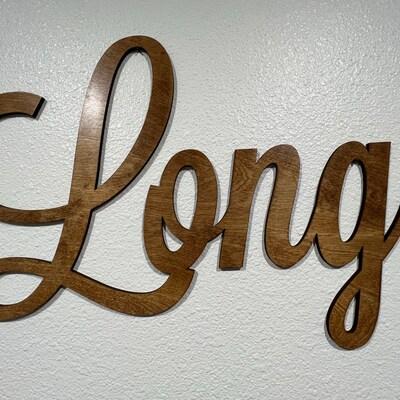 Wooden Name Signs Wooden Letters Personalized Wood Design Laser Cut Out ...