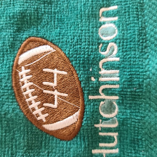 Personalized Football Towel, Personalized Embroidered Sports Towel ...