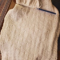 KNITTING PATTERN ** Snowfall Sweater Scarf, Scarf With Sleeves, Sneed ...