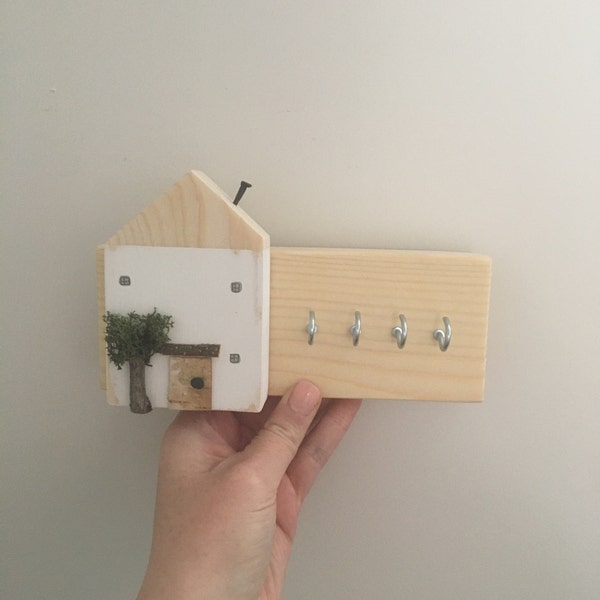 Rustic Key Holder for Wall - Etsy