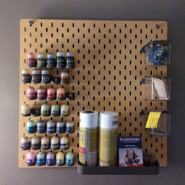 Hobby Storage - Citadel Games Workshop Paint Racks Holders for Peg ...