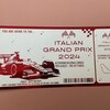 Personalised Grand Prix Ticket, Foil Voucher, Motor Car Racing Voucher ...