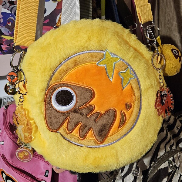 Splatoon Round Plush Salmon Fish Eggs Ita Bag Ita Bag Clear Vinyl ...