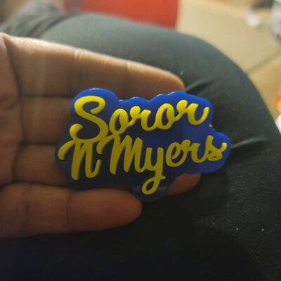 Customizable soror Lapel Pin - Etsy