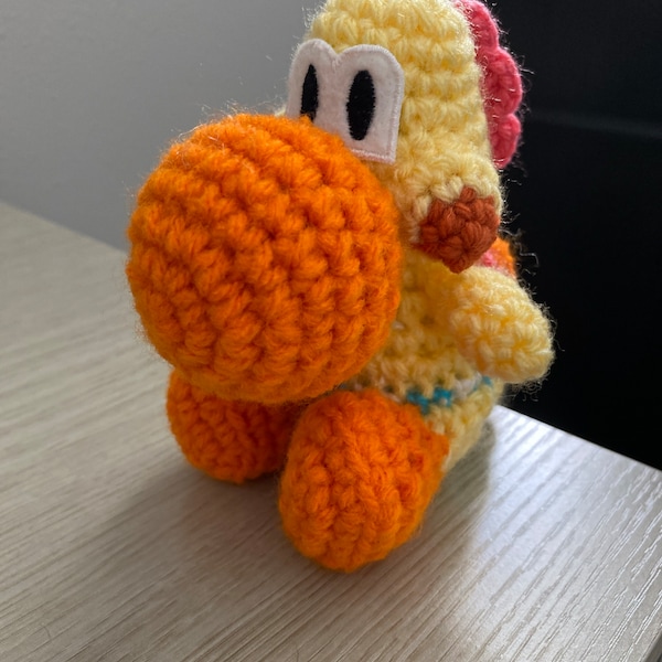 Yoshi's Woolly World Hot Cocoa Yoshi Plushie Amigurumi - Etsy