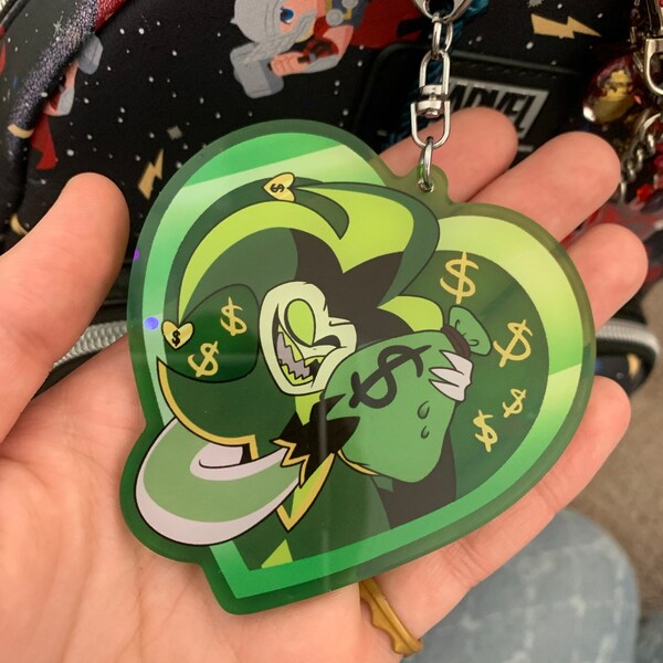 Helluva Boss/hazbin Hotel Holiday Themed Keychains - Etsy