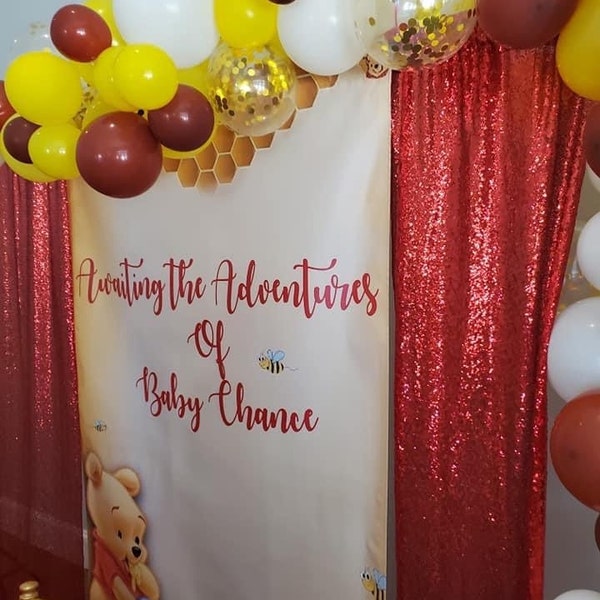 Custom Designed Vinyl Backdrop for Any Occasion - Any Design. Photo ...