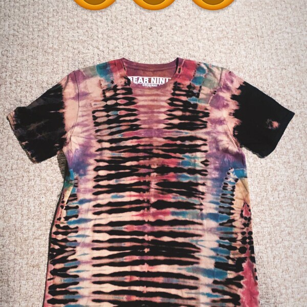 Reverse Tie Dye T-shirt, Adult X-large, Colorful Fashion, Unisex, Soft ...