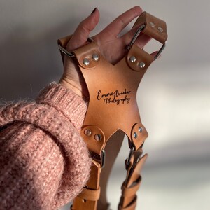 Karig Leather Dual Camera Harness in Full Grain Water - Etsy