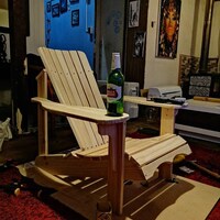 MC2 Muskoka Chair Adirondack Chair Plans and Full Size Patterns E Size ...