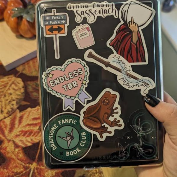 Hand Painted Floral Stack of Books With Customizable Colors and Romance ...