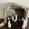 Nativity Straw Mat Table Runner Nativity Scene Manger Straw - Etsy