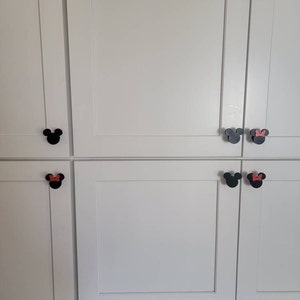 Mickey Mouse Knob Disney Bathroom Handle Disney Home Decor Disney Kitchen Pull Drawer/cabinet ...