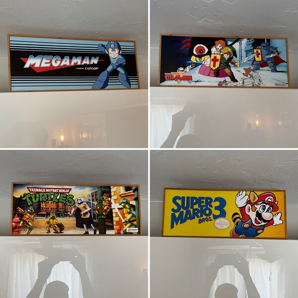 Custom Marquee Light Box Wood, Arkanoid Light Box, Arkanoid Wall Décor ...