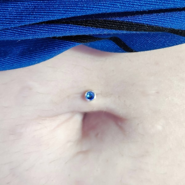 Saturn Belly Button Barbell Piercings Body Jewelry Simple Minimal ...