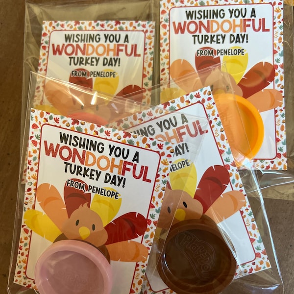 Thanksgiving Party Favor, Class Party Favor, Fall Celebration Play Mold ...