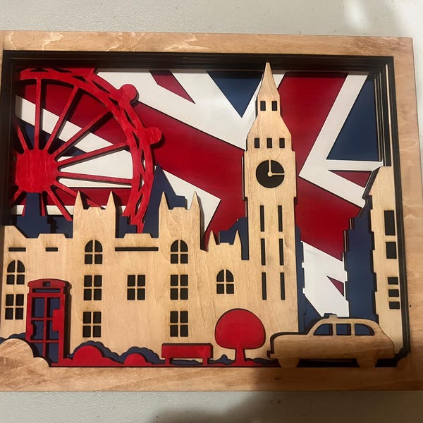 Graduation Cap Wall Art and Award, 3D Layered Cut File for Glowforge ...