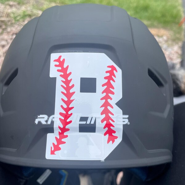 Baseball Name Sticker, Baseball Helmet Sticker, Waterproof Vinyl ...