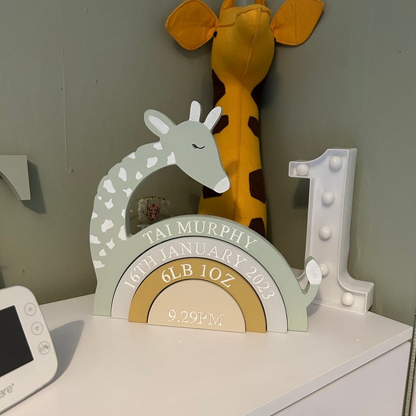 Engraved Stacking Giraffe - Etsy