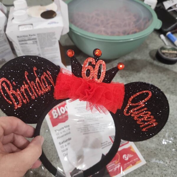 Birthday Crown, Crown Headband, Birthday Crown Headband With Age, Baby ...