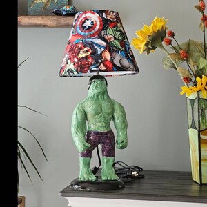 Marvel Lamp Shade. Thor, Captain America, Hulk, Ironman, Black Widow ...