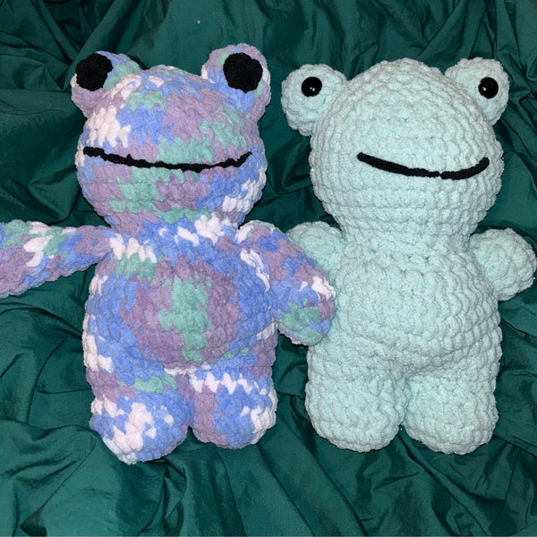 Frog Crochet Pattern, Tree Frog, Red-eyed Tree Frog, Crochet Frog ...
