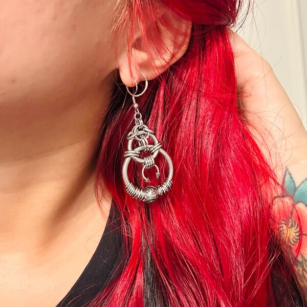 Persephone Chainmail Spike Bracelet Spiked Jewelry Gothic Punk Fashion ...