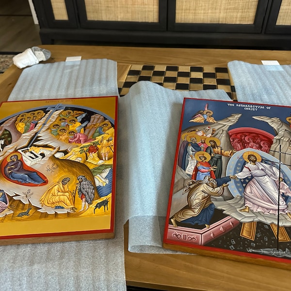 Saint Nicholas of Myra St Nicholas Wonderworker Icon Handpainted ...