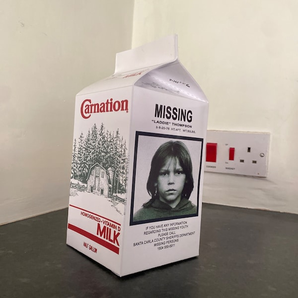 Lost Boys Replica "laddie Thompson" Milk Carton Horror Prop - Etsy