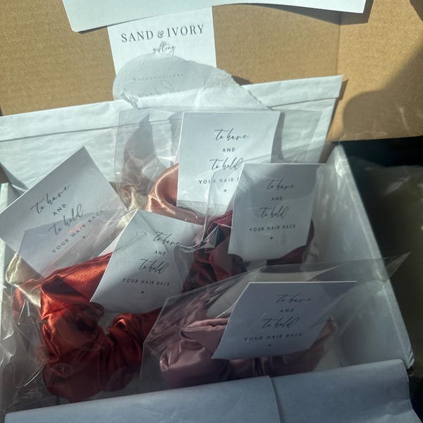 To Have and to Hold Scrunchie Bridesmaid Proposal Gift Help Me Tie Knot ...