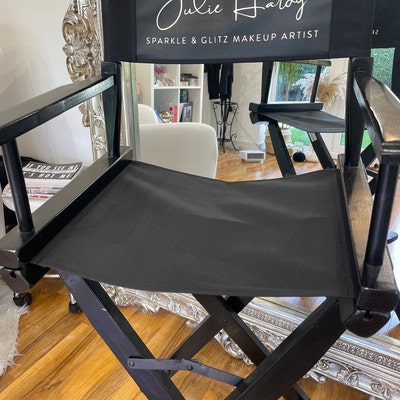 Makeup Artists or Directors Chair's Personalized Replacement Back ...